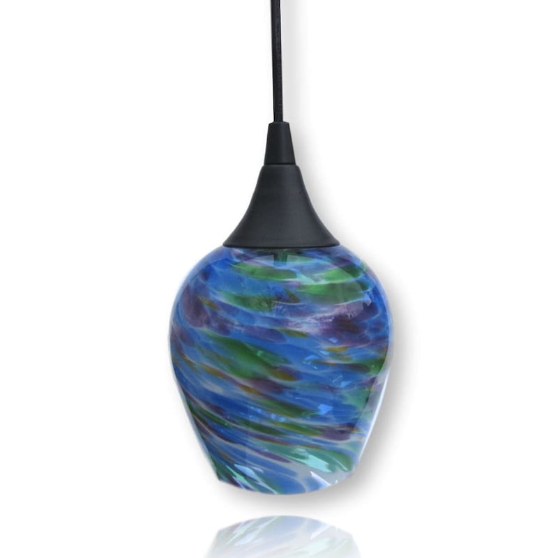 Multi Coloured Glass Pendant Lights - Etsy