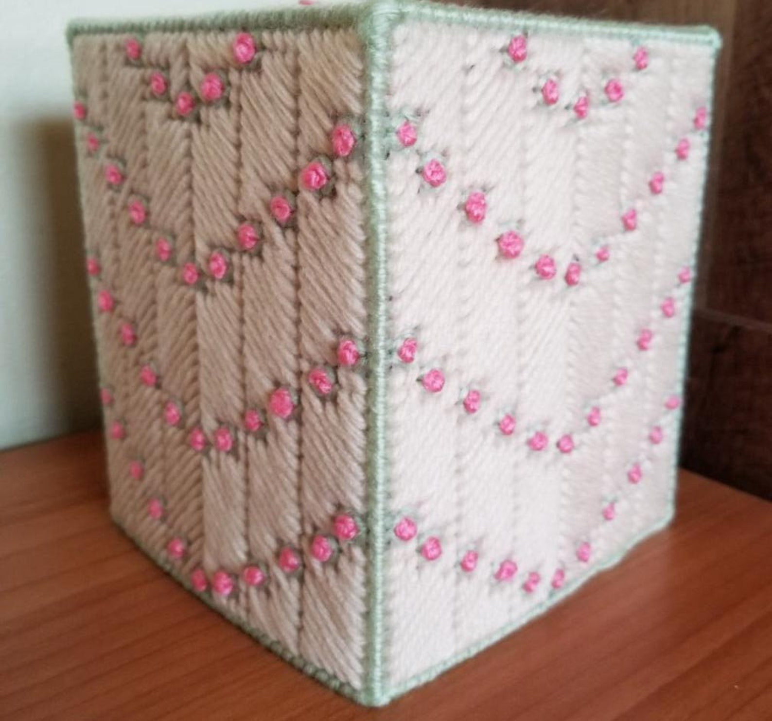 Peaches and Cream Tissue Box Topper/tissue Box Cover Peaches | Etsy