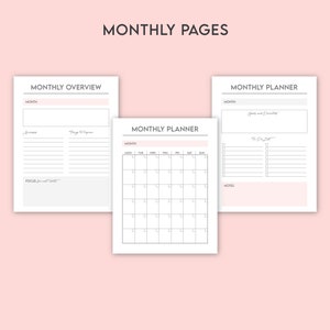 All-in-one Printable Personal Planner Bundle - Daily, Weekly, Monthly ...
