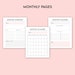 All-in-one Printable Personal Planner Bundle - Daily, Weekly, Monthly ...