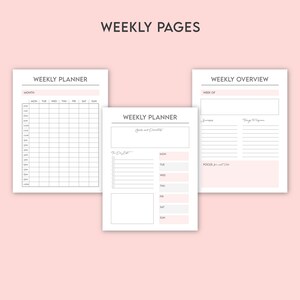 All-in-one Printable Personal Planner Bundle - Daily, Weekly, Monthly ...