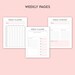 All-in-one Printable Personal Planner Bundle - Daily, Weekly, Monthly ...