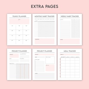 All-in-one Printable Personal Planner Bundle - Daily, Weekly, Monthly ...