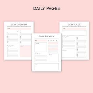 All-in-one Printable Personal Planner Bundle - Daily, Weekly, Monthly ...
