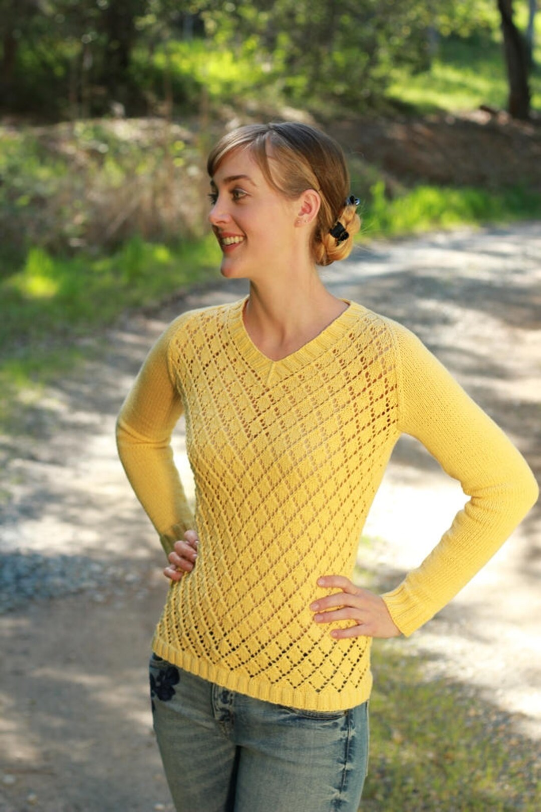 Knitting Pattern PDF - Elwell Pullover - Etsy