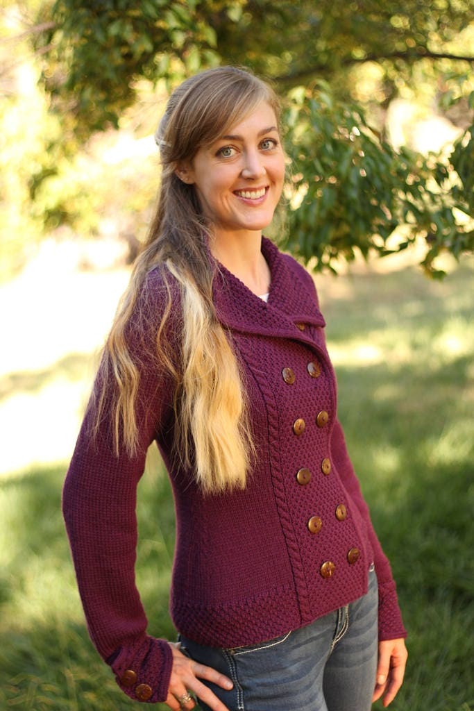 Knitting Pattern PDF - Kipper Coat - Etsy