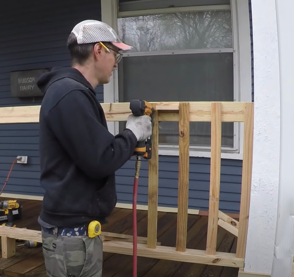 Simple Porch Railing Building Tips and Schematics - Etsy