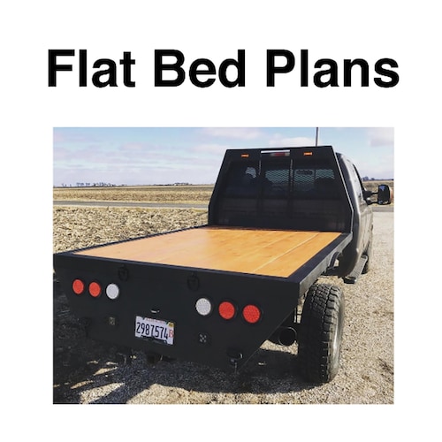 DIY Flatbed Plans - Etsy