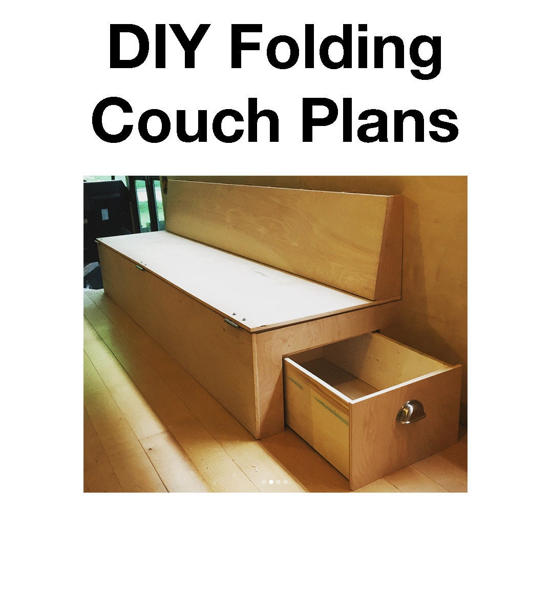 DIY Folding Couch Plans - Etsy
