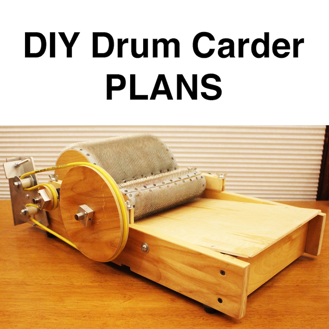 DIY Drum Carder Plans - Etsy