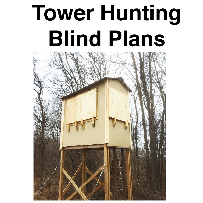 Hunting Blind Plan - Etsy