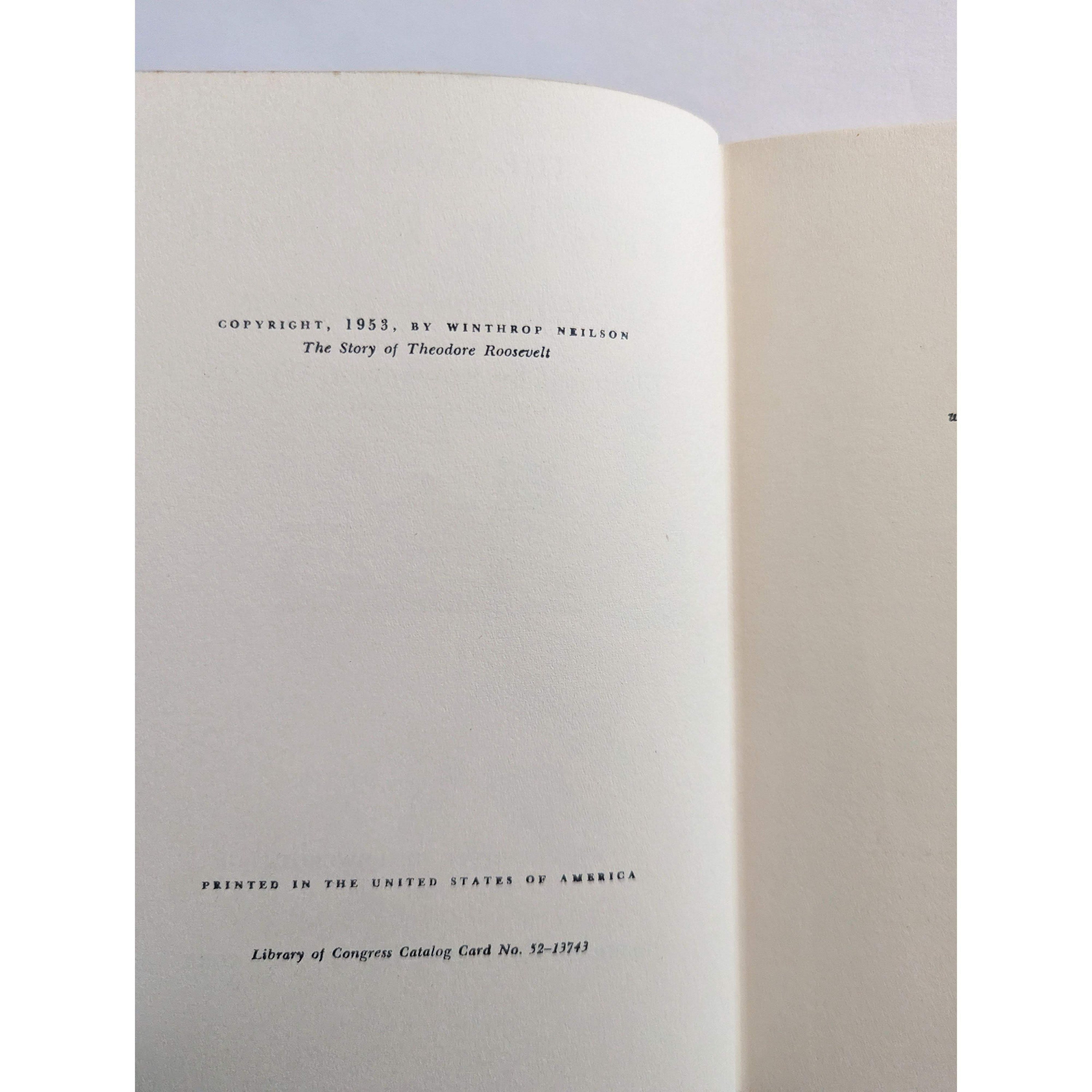 The Story of Theodore Roosevelt by Winthrop Neilson Vintage Hardcover ...