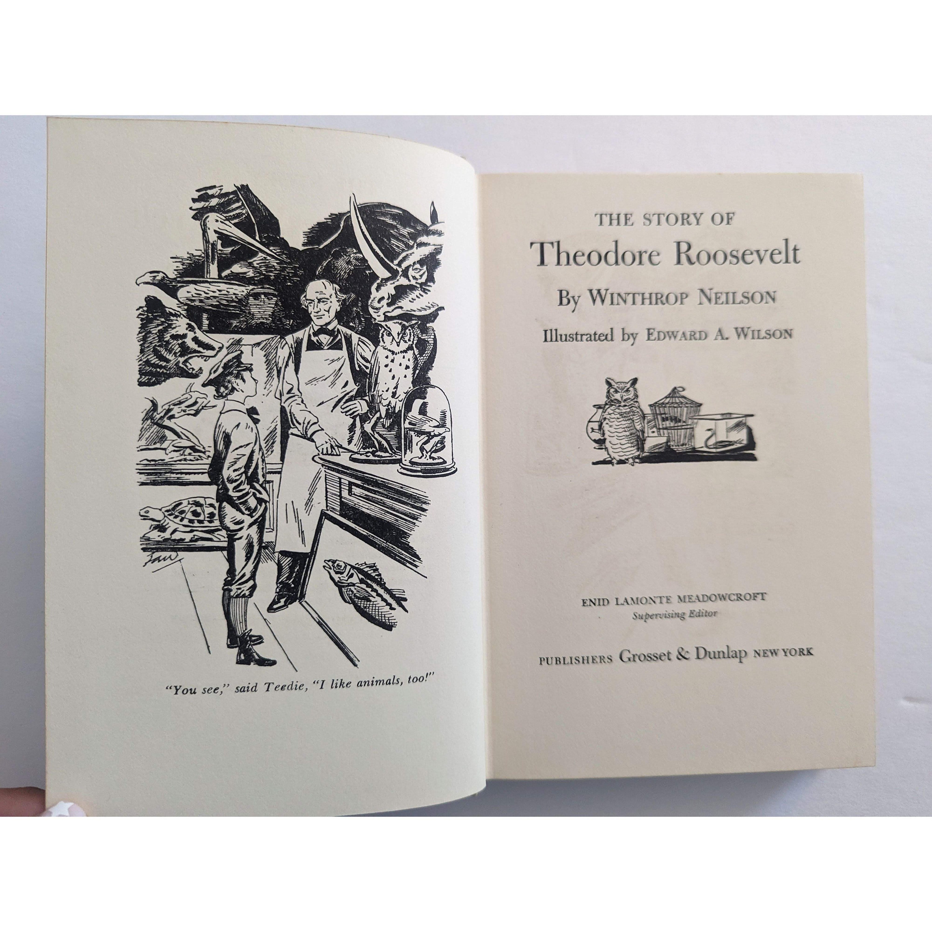 The Story of Theodore Roosevelt by Winthrop Neilson Vintage Hardcover ...