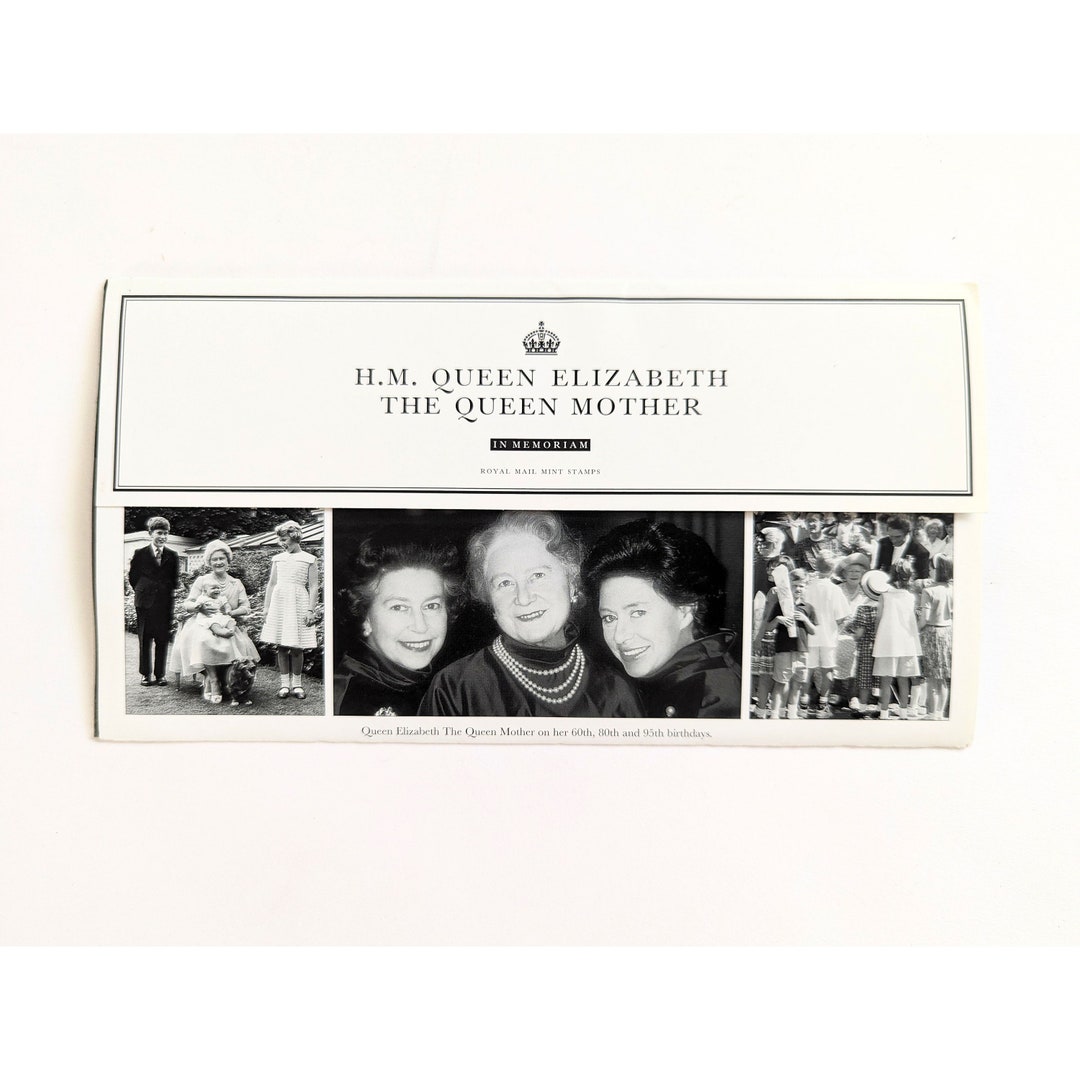 Queen Elizabeth Royal Mint Stamps Vintage 2002 the Queen Mother Stamp ...