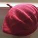 Red Cotton Beret, Raspberry Beret, Red Cotton Tam, Vegan Beret, Vegan ...