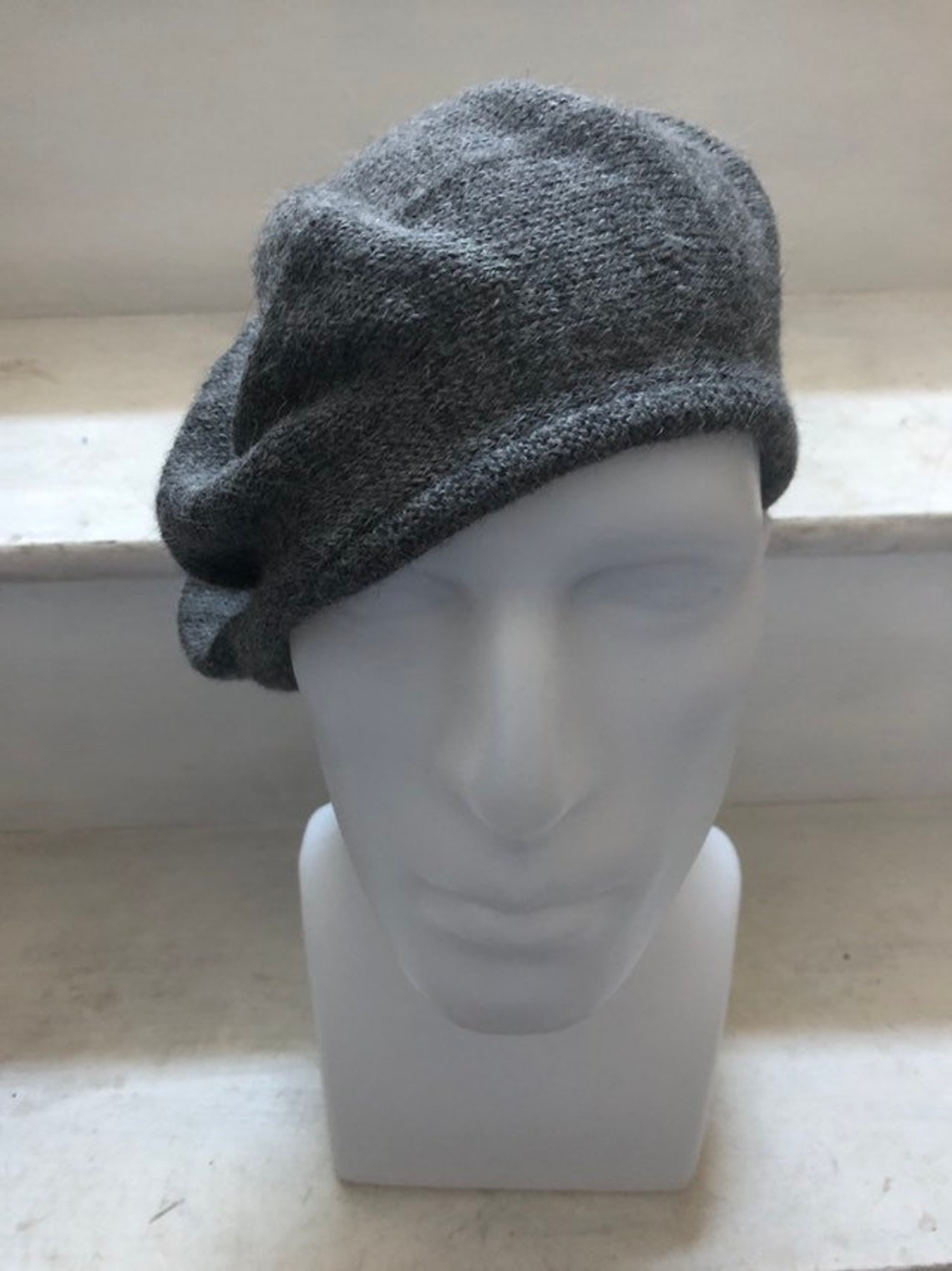 Grey Scottish Tam Grey Highlander Bonnet Grey Alpaca Beret | Etsy