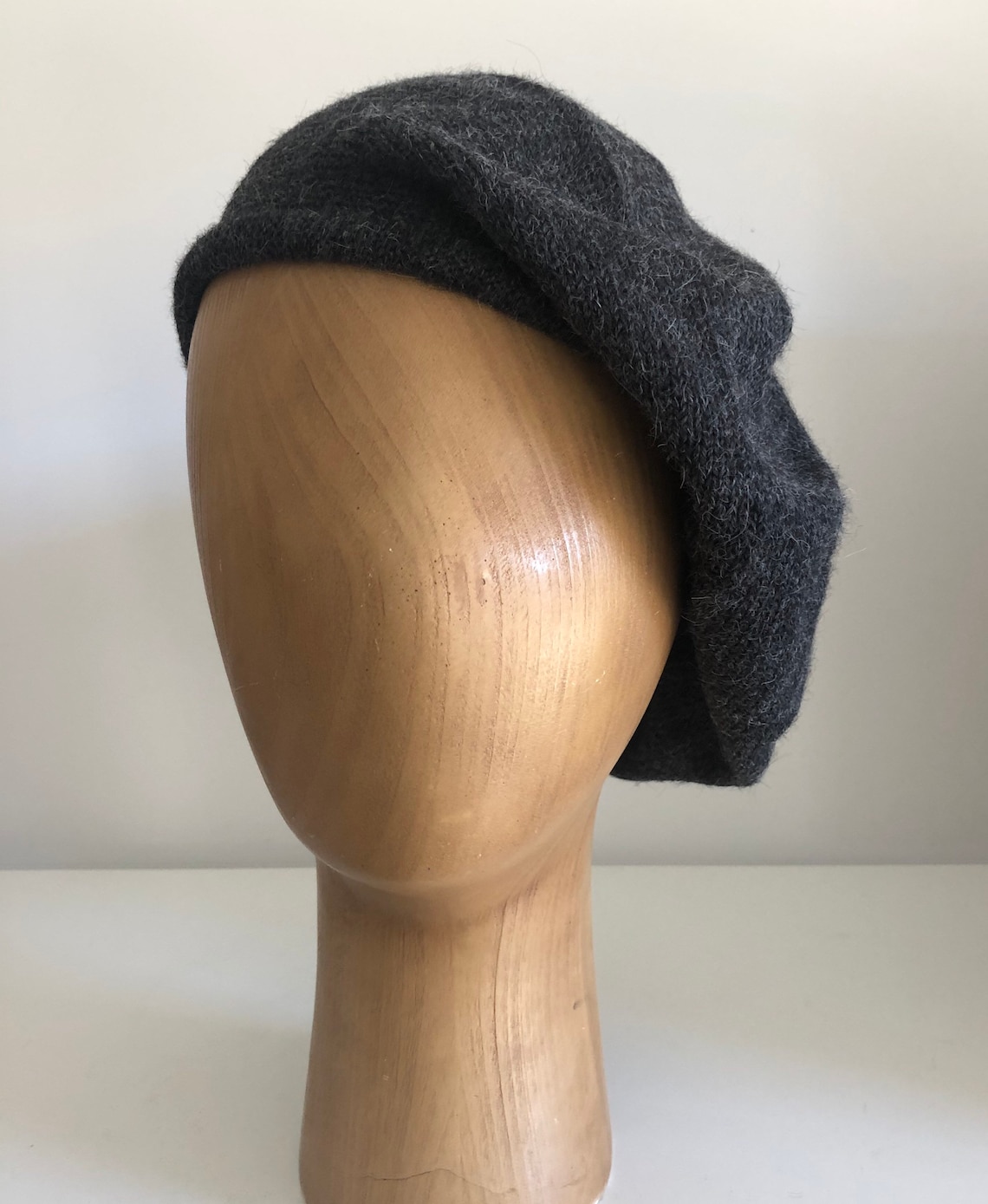 Charcoal Grey Highlander Bonnet Dark Grey Knitted Tam - Etsy