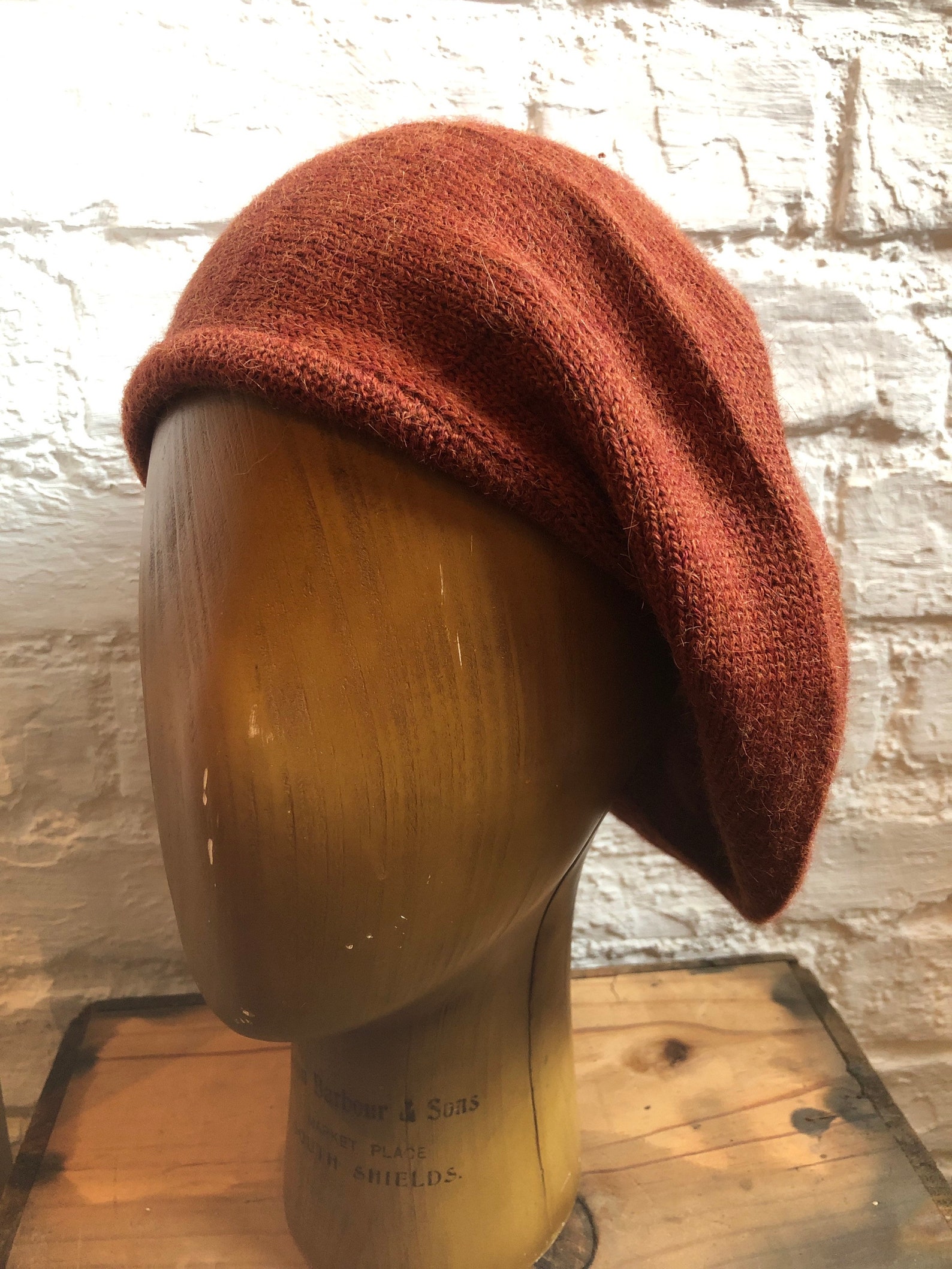 Brown Highlander Tam, Rust Scottish Bonnet, Men's Brown Tam, Brown ...