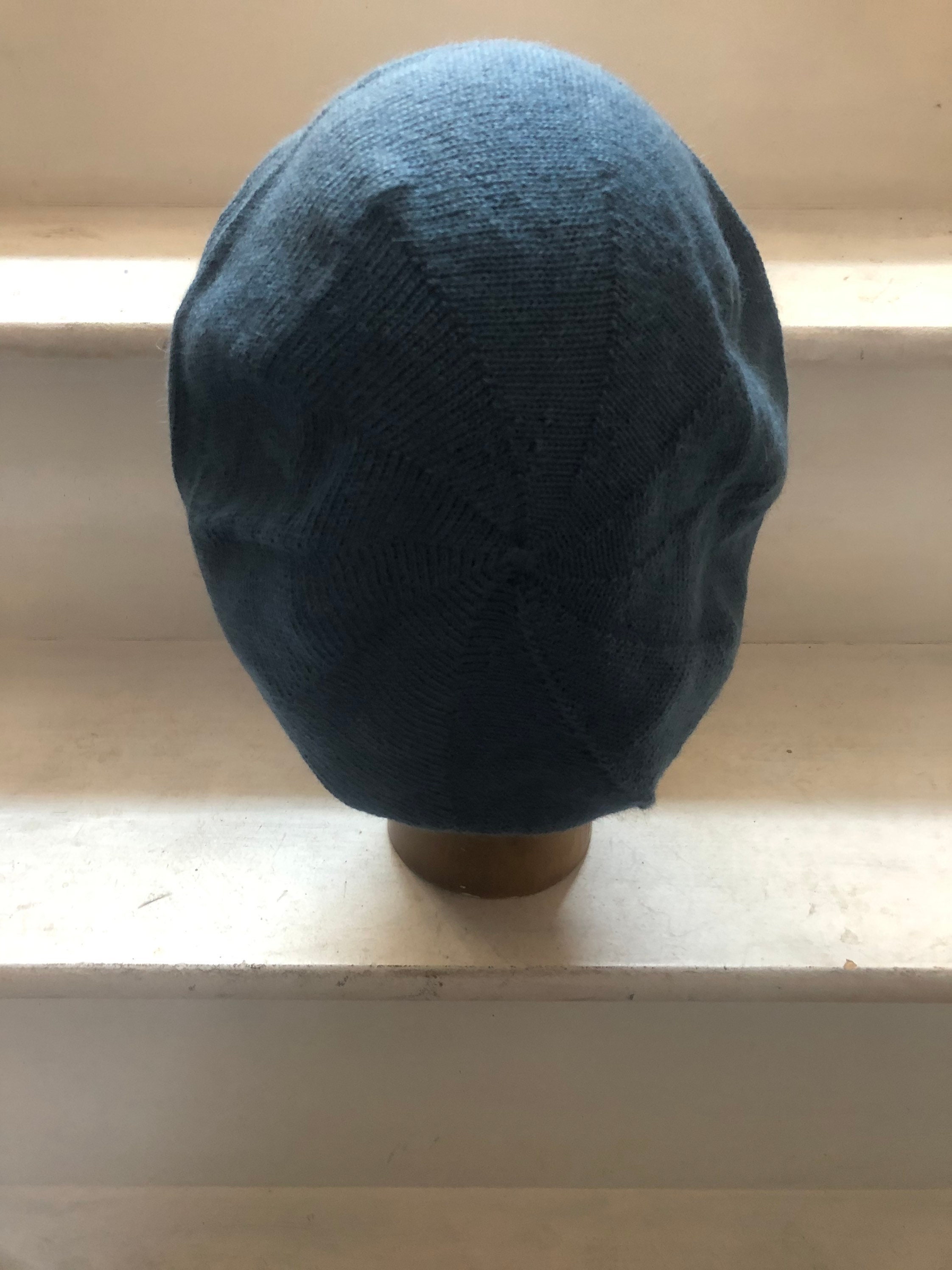 Airforce Blue Tam Blue Highlander Bonnet Petrol Blue Knitted - Etsy