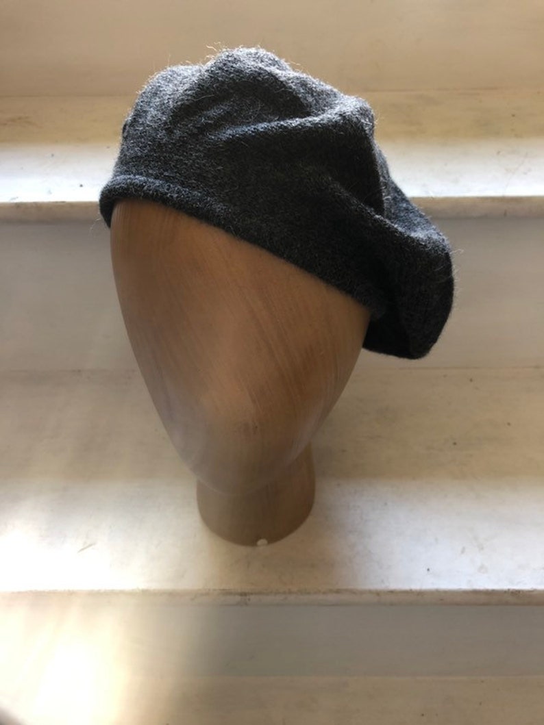 Charcoal Grey Beret Dark Grey Tam Men's Scottish Bonnet - Etsy Canada