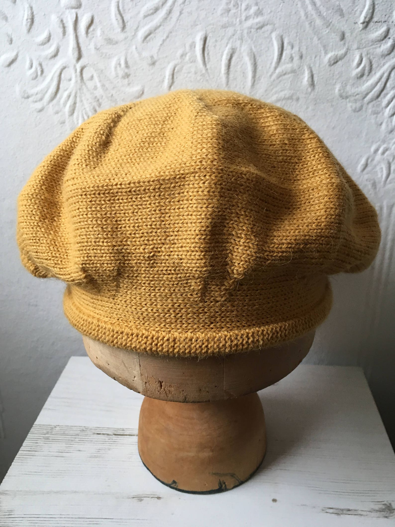 Yellow Beret Mustard Beret Yellow Tam Ochre Tam Mustard | Etsy