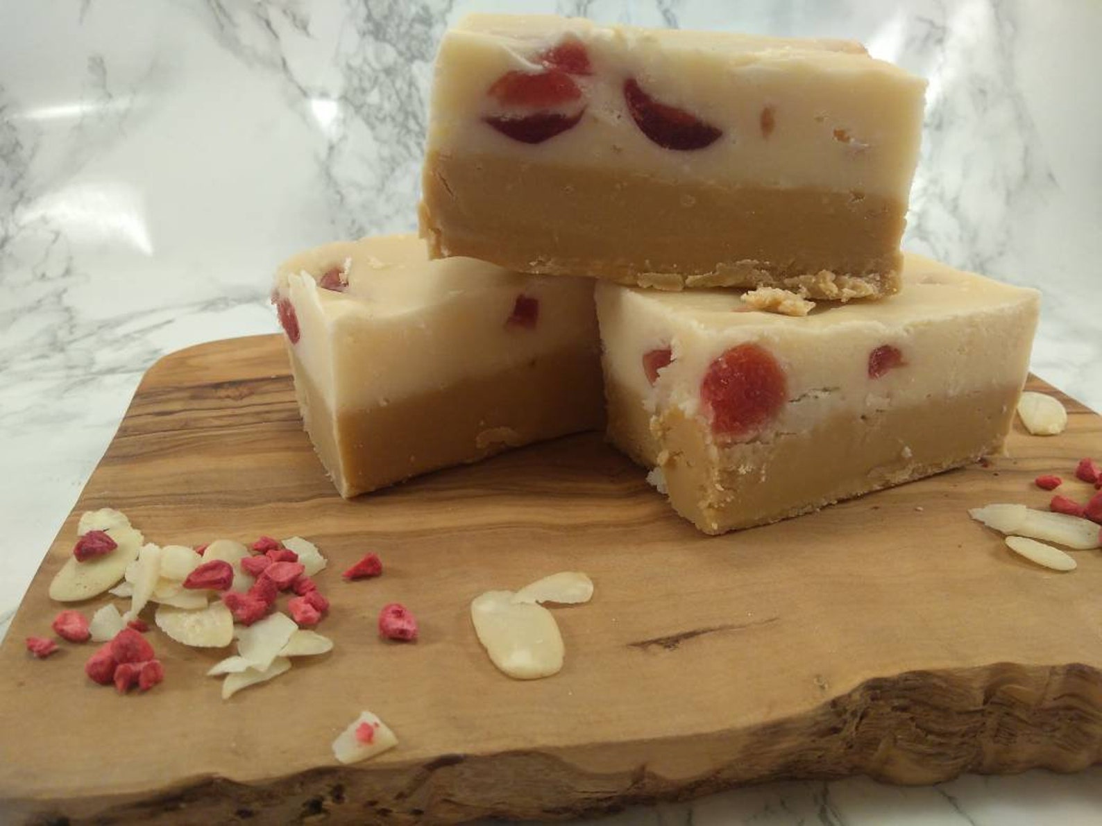 Cherry Bakewell tart fudge. Fudge block. 100g fudge block. | Etsy
