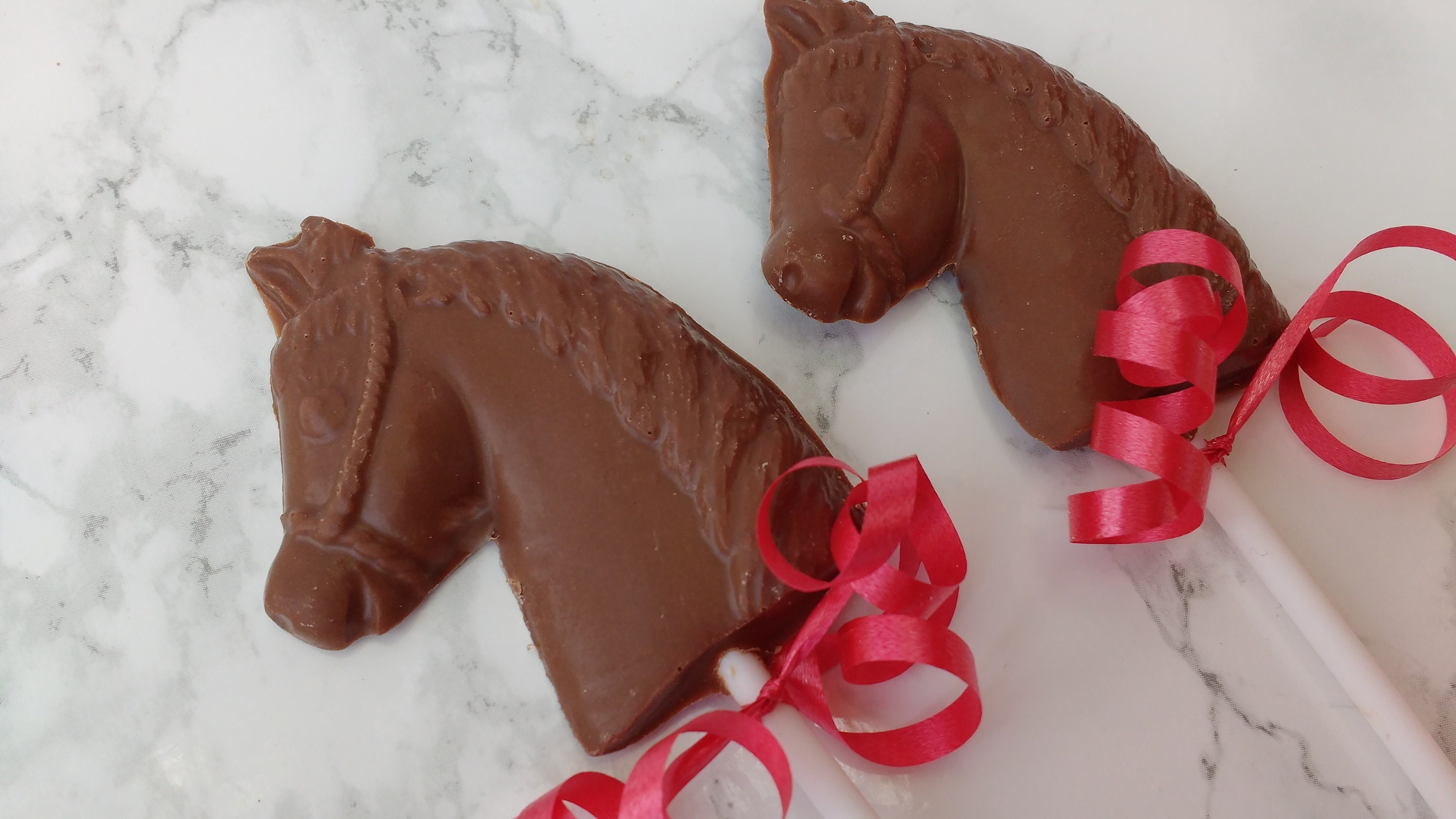 Belgian Chocolate Horse Head Lollipops. Lolly Lollies Party - Etsy UK