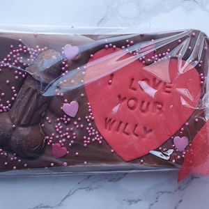 I Love Your Willy Chocolate Bar. Chocolate Bar for Him - Etsy