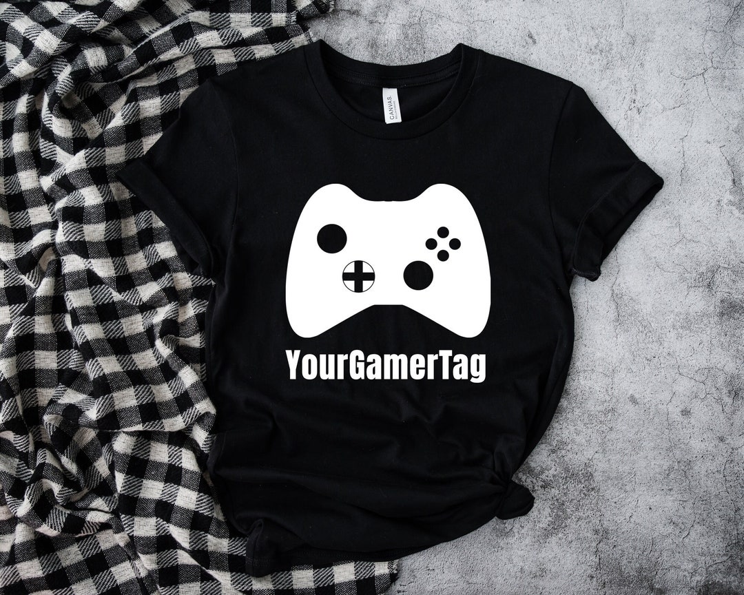 Custom Gamertag Shirt | Gamer Apparel | Video Game Shirt | Gamer Gifts ...