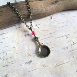 Rapunzel Necklace, Fry Pan Necklace, Fairy Tale Princess Jewelry ...