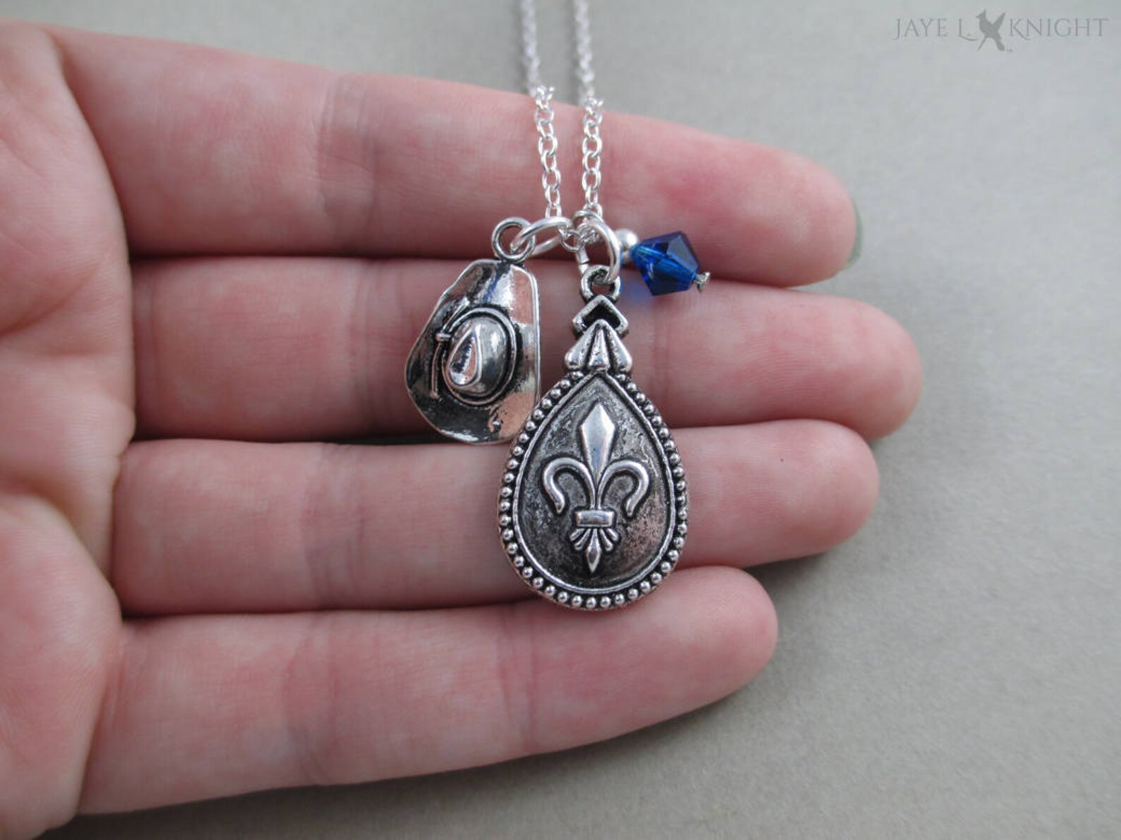 Three Musketeers Necklace, Fleur-de-lis Necklace, Literary Gift ...
