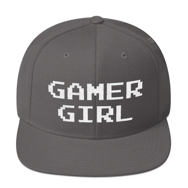 Gamer Girl Snapback Cap Gamer Hat Video Game Hat Gamer - Etsy