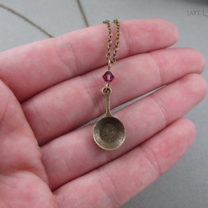 Rapunzel Necklace, Fry Pan Necklace, Fairy Tale Princess Jewelry ...