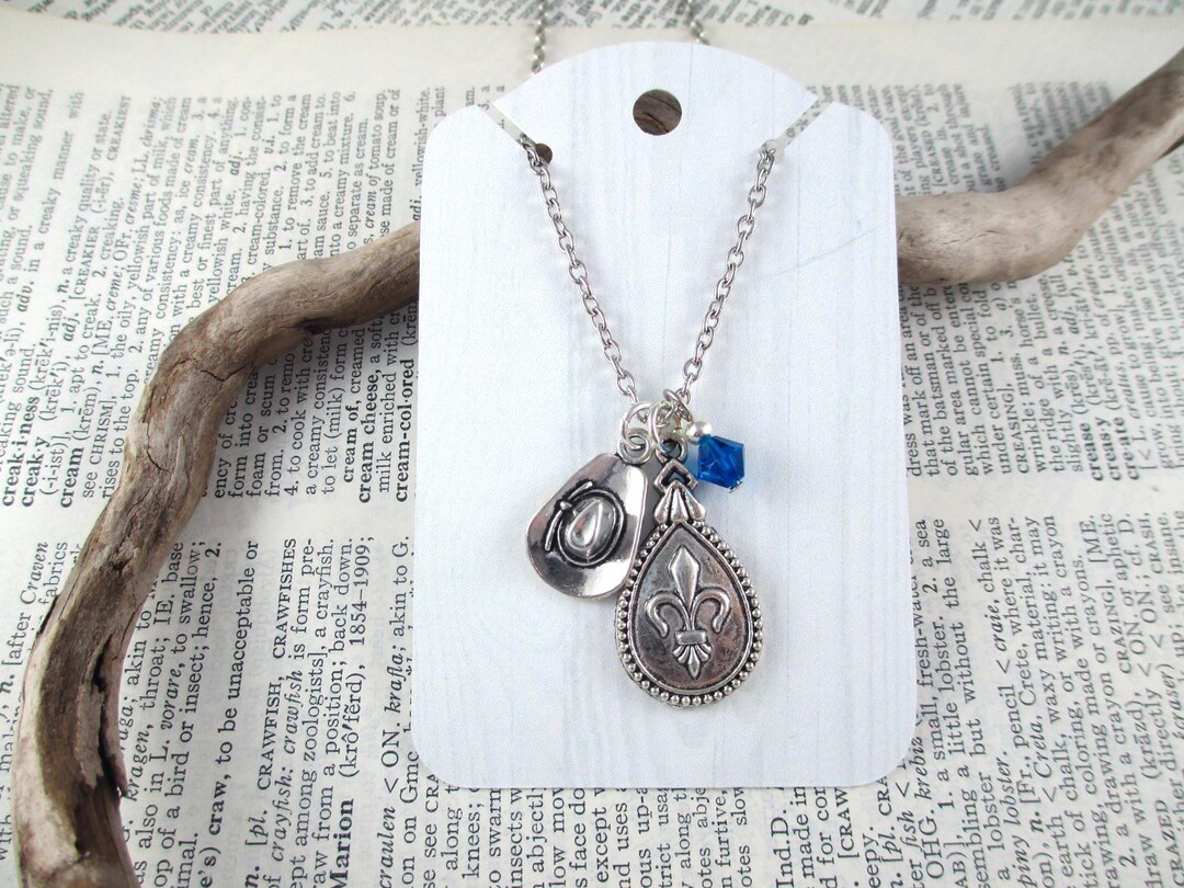 Three Musketeers Necklace, Fleur-de-lis Necklace, Literary Gift ...