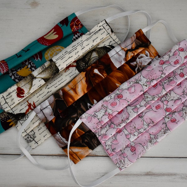 Farm Animal Mask - Etsy