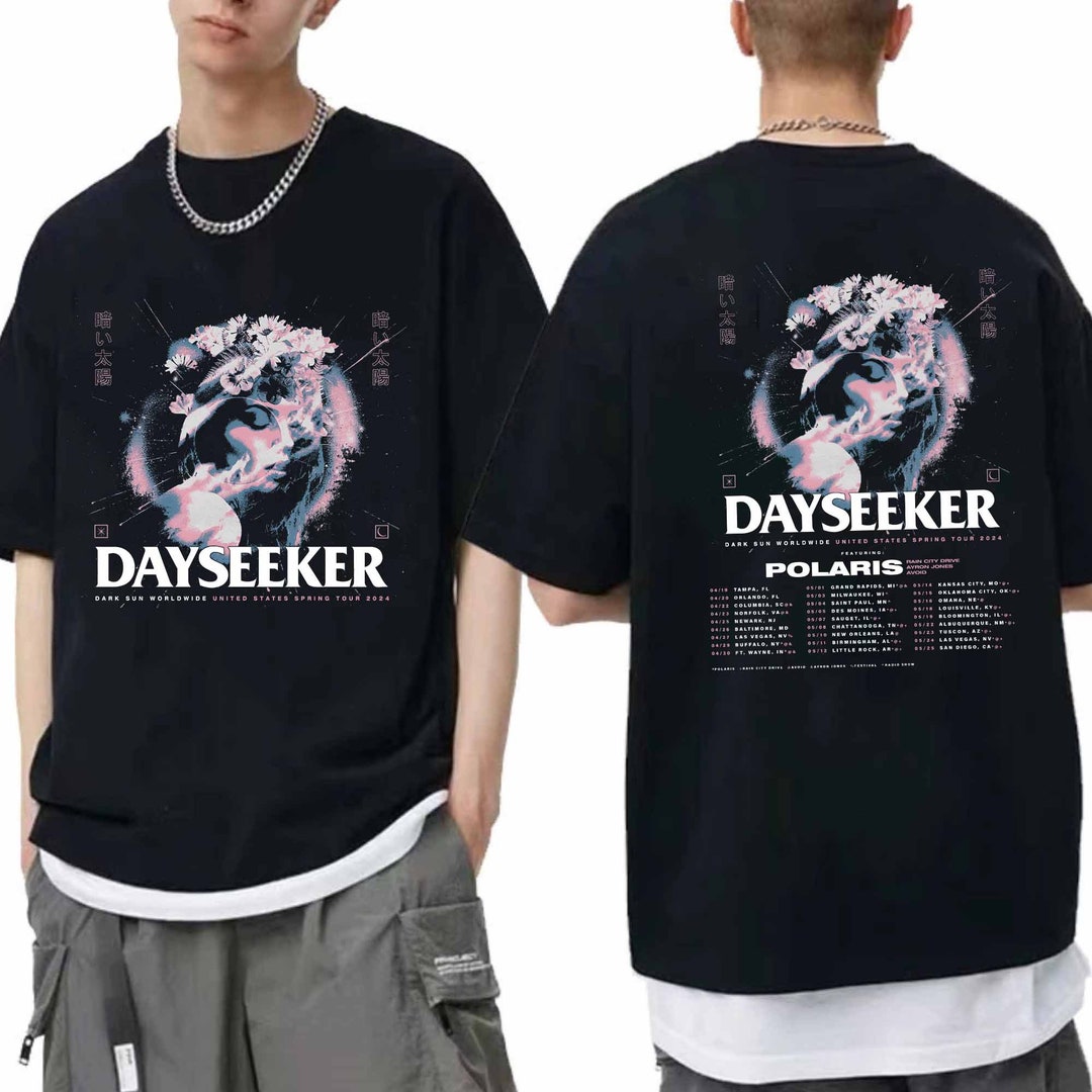 Dayseeker Dark Sun Spring 2024 Tour Shirt, Dayseeker Band Fan Shirt ...