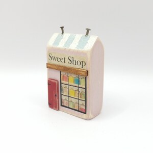 Miniature Sweet Shop. Wooden Candy Shop Decoration. Old Fashioned ...