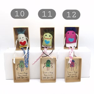 Hug Monster Gift. Handmade, Recycled Hug in a Box. Send Hugs, Gift Box ...