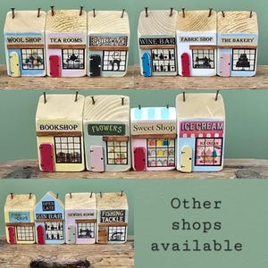 Miniature Sewing Room Shop. Wooden Sewing Shop. Sewing Ornament Gift ...