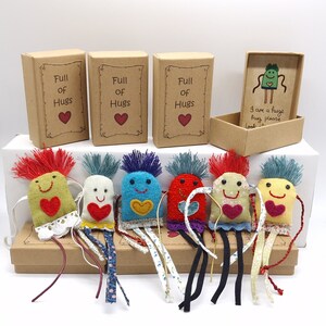 Hug Monster Gift. Handmade, Recycled Hug in a Box. Send Hugs, Gift Box ...