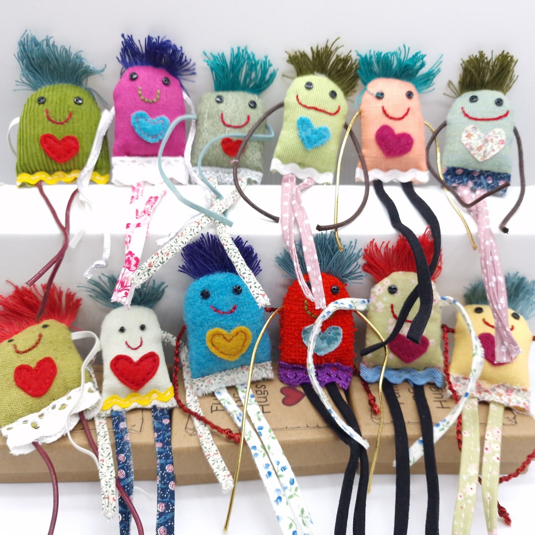 Hug Monster Gift. Handmade, Recycled Hug in a Box. Send Hugs, Gift Box ...