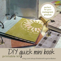 Downloadable Mini Book Kit Designed for Instagram Photos, 5.25 X 5 In ...
