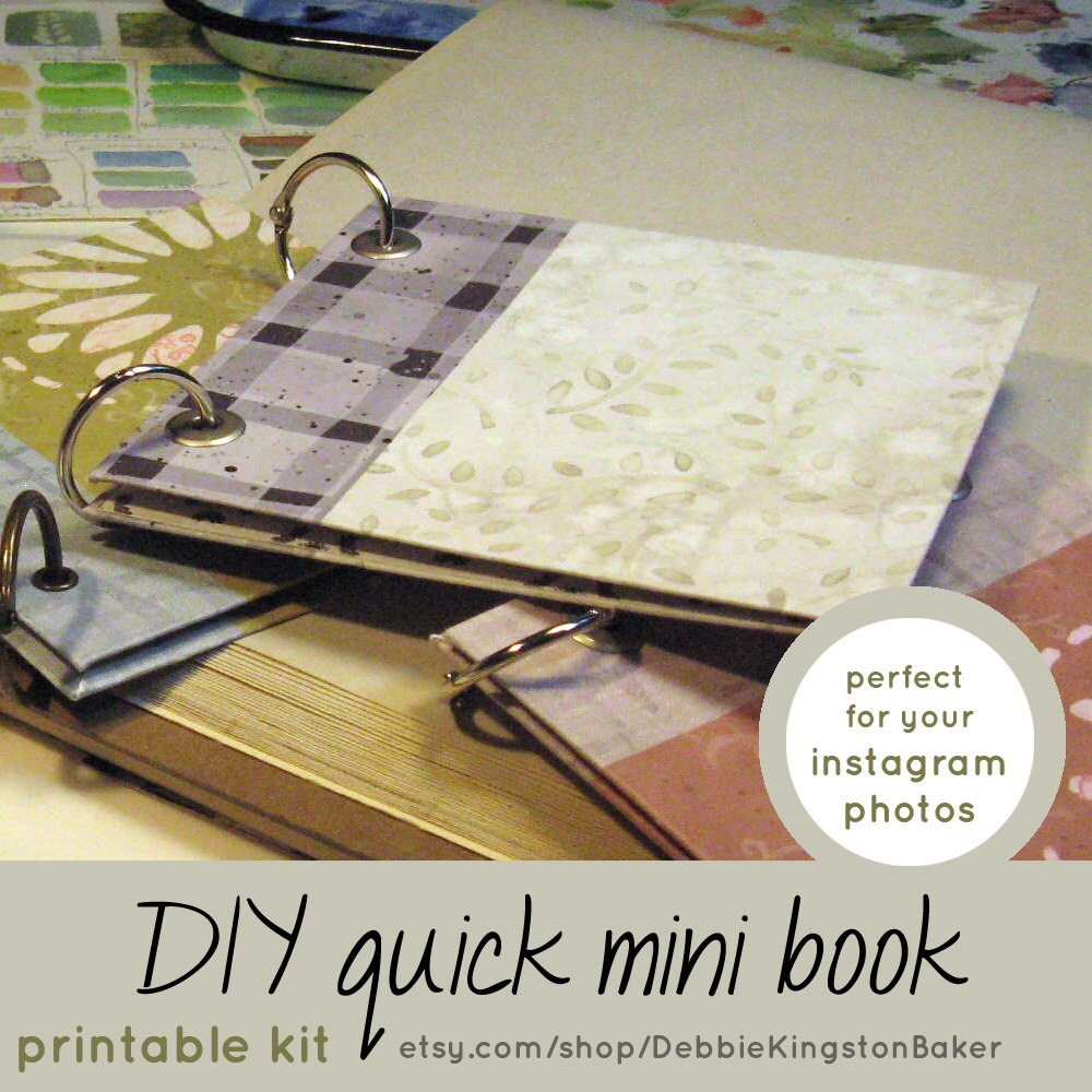 Downloadable Mini Book Kit Designed for Instagram Photos 5.25 - Etsy