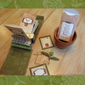 Seed Saver Printable Mini Book Kit Accordion Spine Removable EDITABLE ...