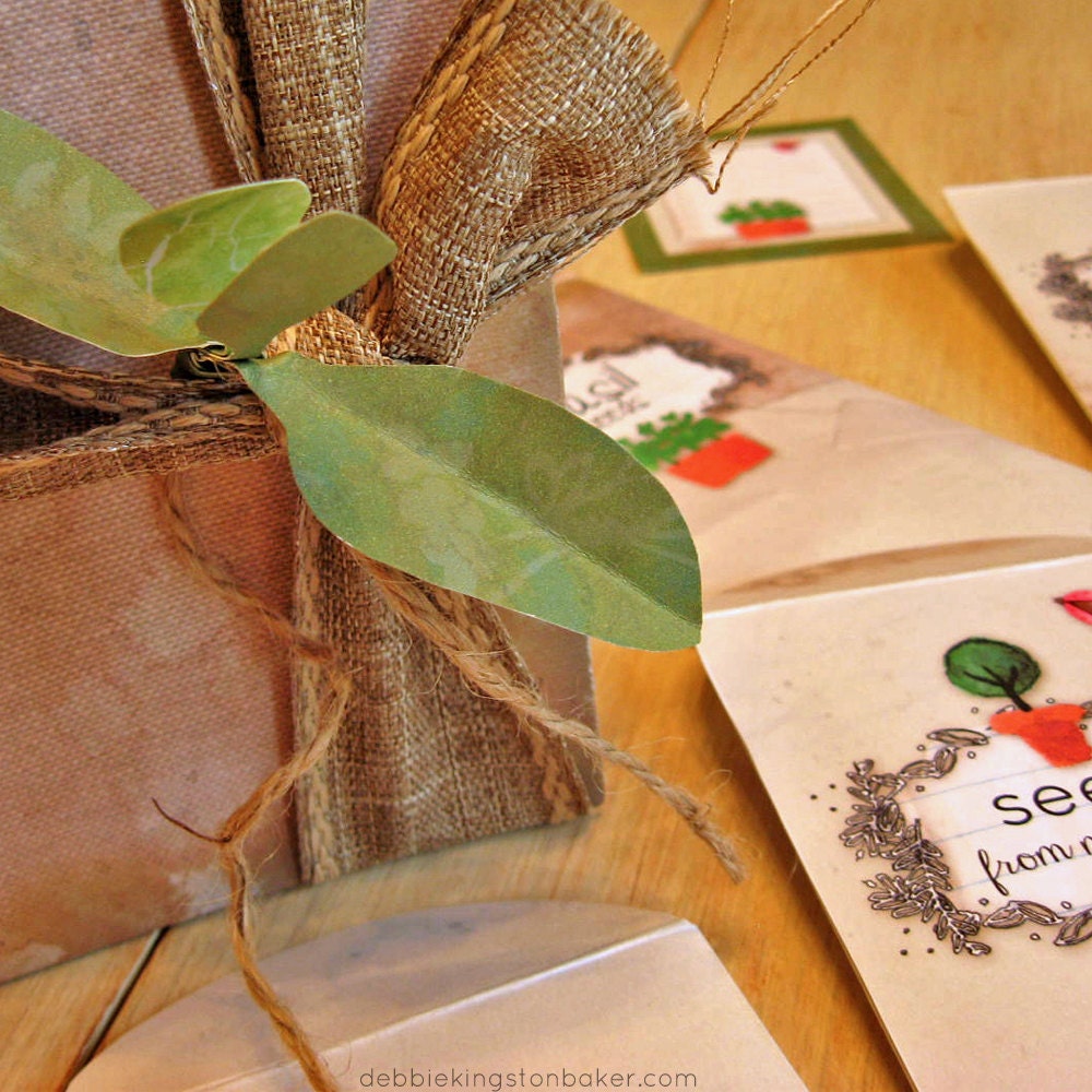 Seed Saver Printable Mini Book Kit Accordion Spine Removable EDITABLE ...