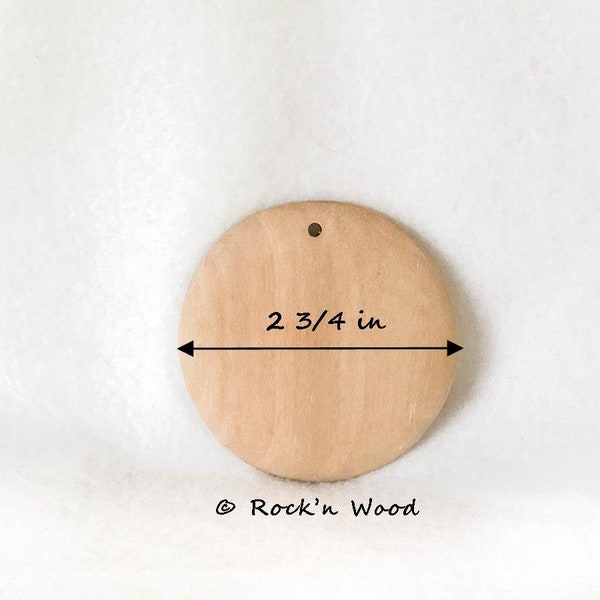 Round Wood Pendant - Etsy