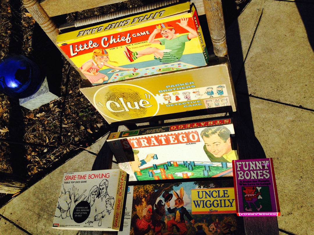 Candy Land, Mickey Mouse, MEMORY, Little Chief, Uncle Wiggily, Spare ...