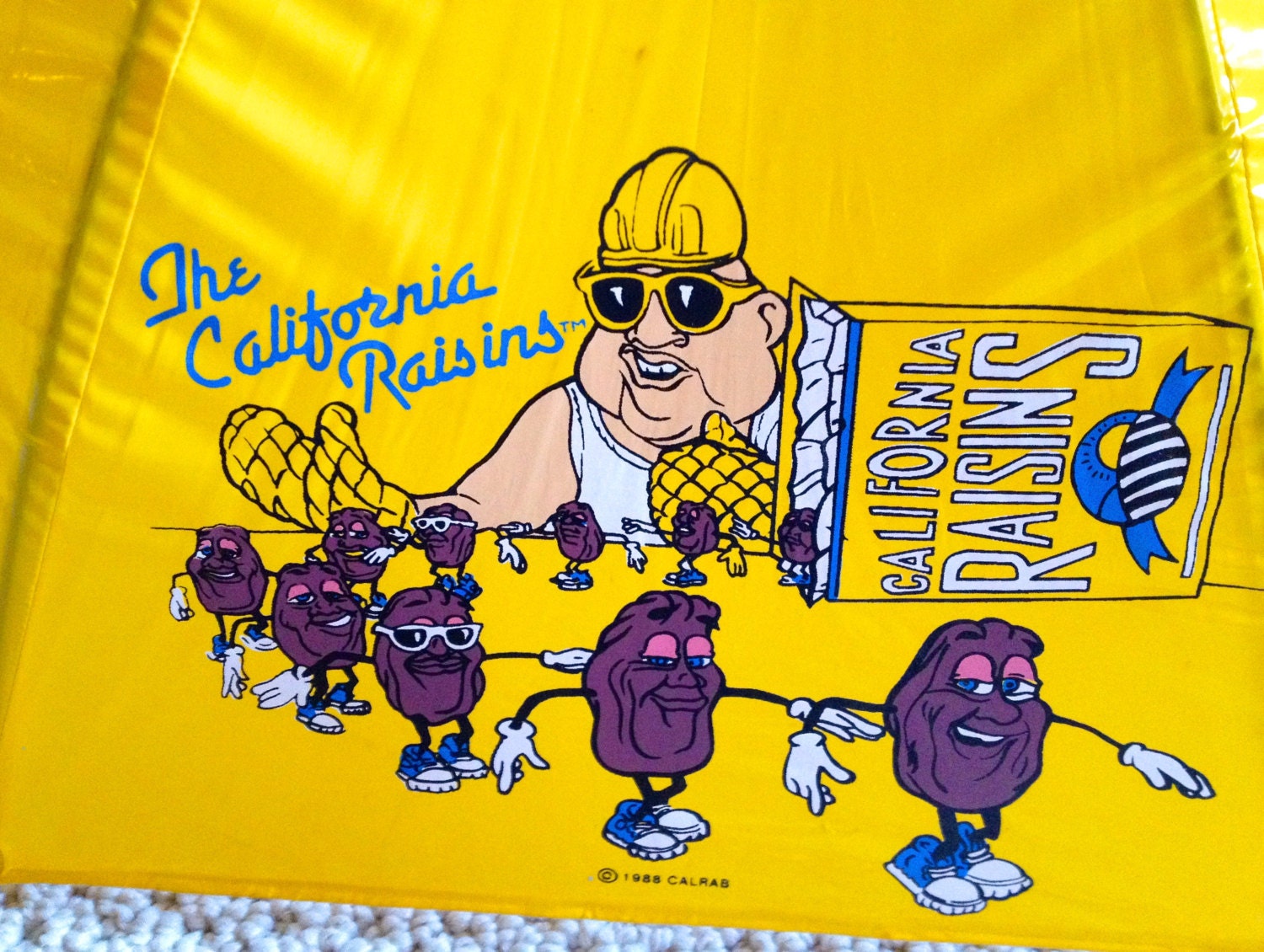 California Raisins, Umbrella, Puffy Stickers, Wind up Toy, Posable ...