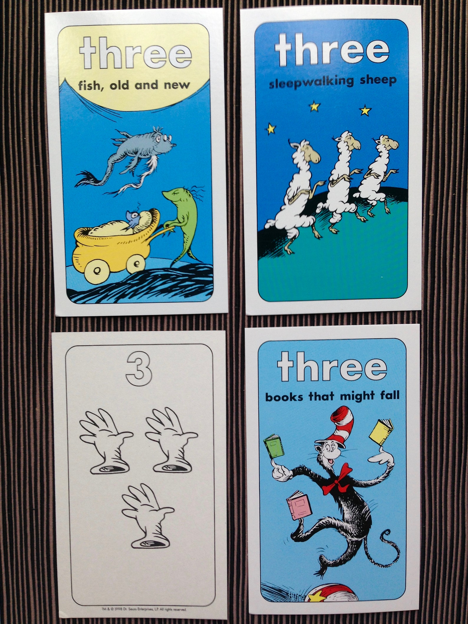 Flash Cards Dr. Seuss Oh the Things You Can Count from 1 to 10 Beginner ...