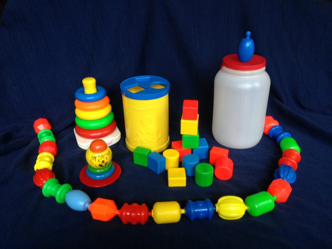 Fisher Price, Playskool, Baby Toddler TOYS, Shape Sorter, Wood Clown ...